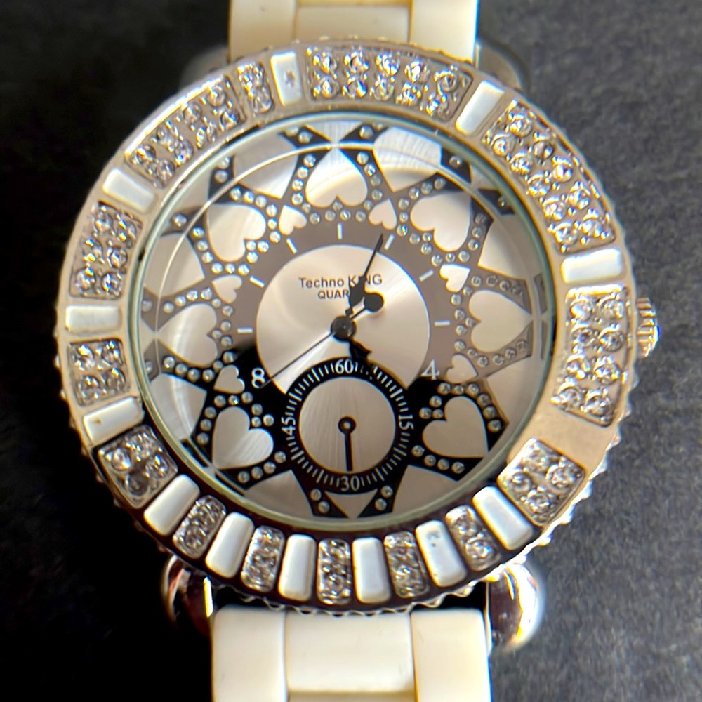 Techno King Men's Bling Quartz Watch - Gem